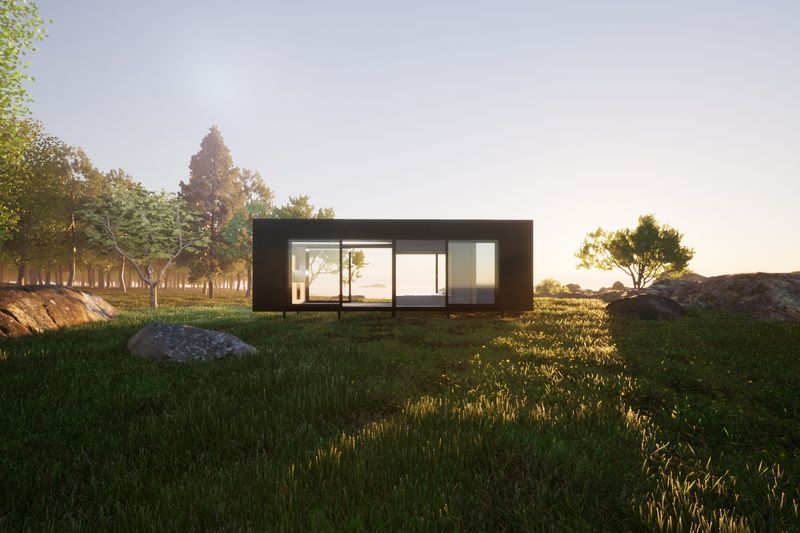 House T. Modern CLT tiny house. | Asumma