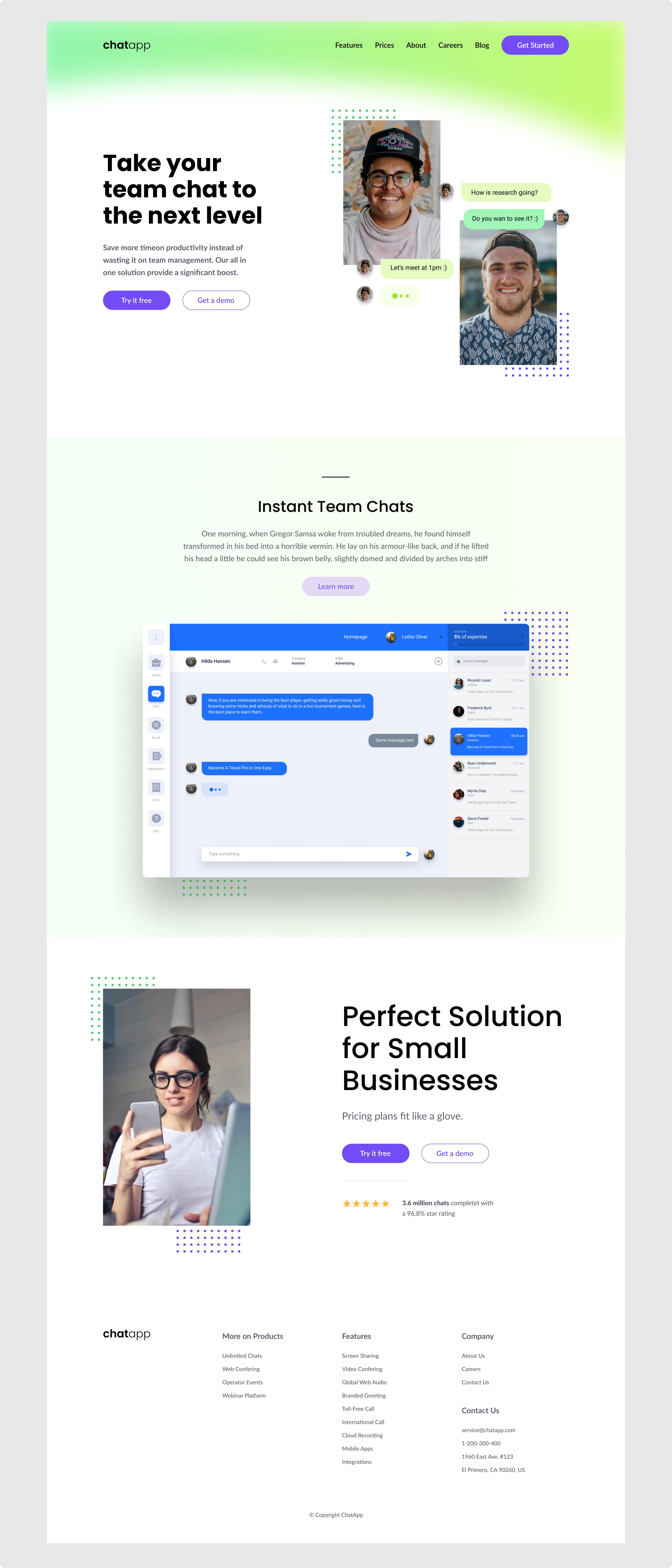 Chat App | Web & UX Design Portfolio of Marc Klinkermann