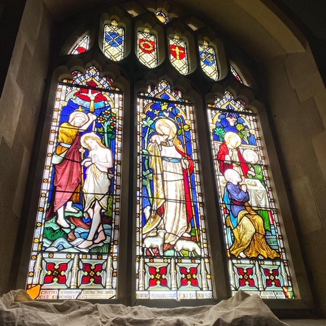 Repairing Stained Glass Windows For The Holy Rood ChurchManor House ...