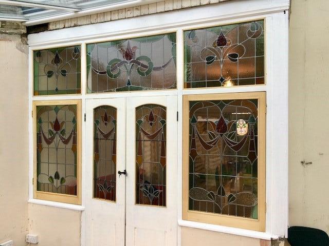 Lead Windows Restoration to Victorian Stained GlassManor House Leaded ...