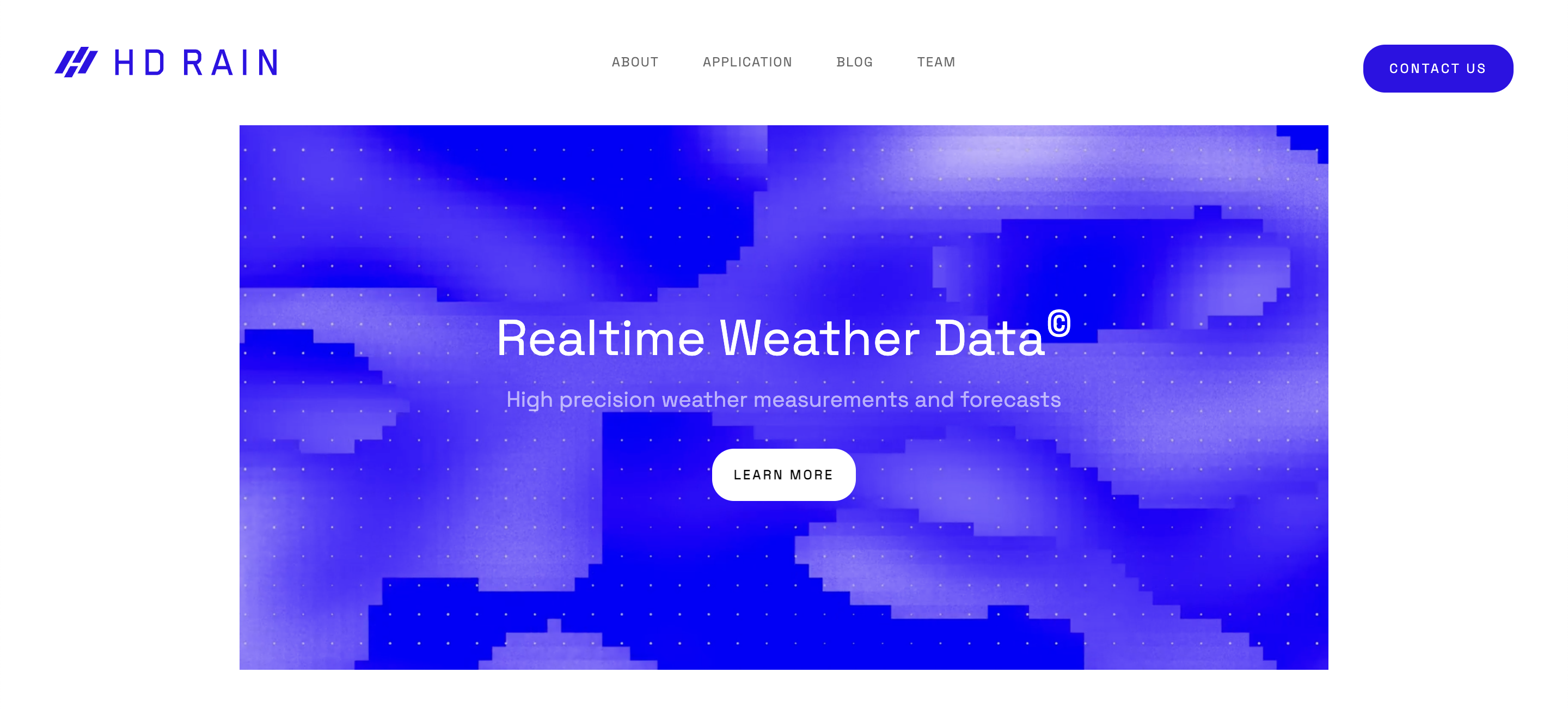 HD Rain - Real-time Weather Data