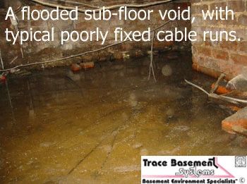 Flooded subfloor voids FAIL