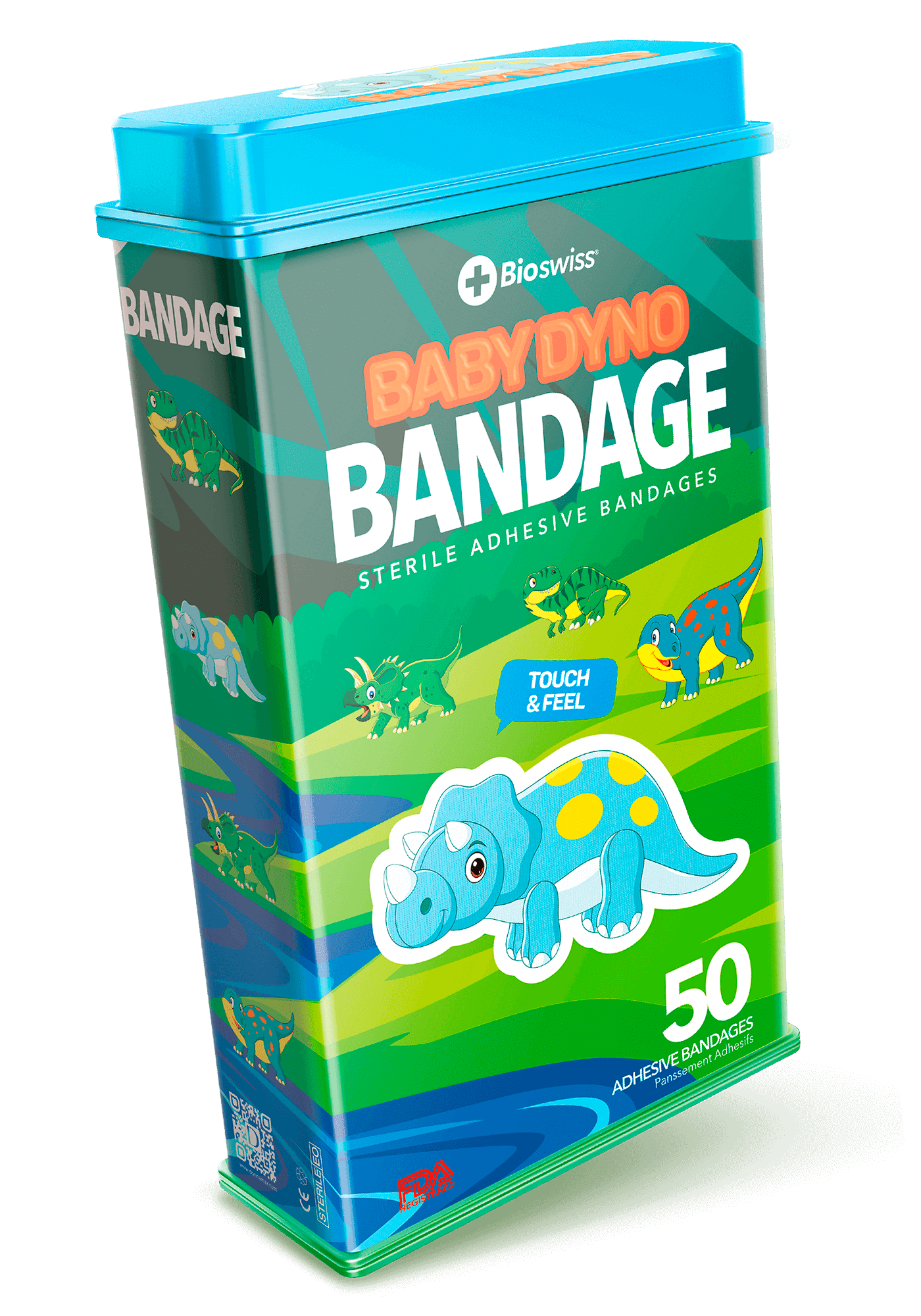 Baby Dyno Shaped Bandages