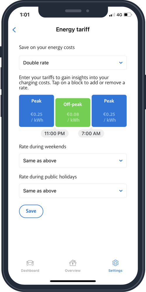Smart charging your EV with Jedlix