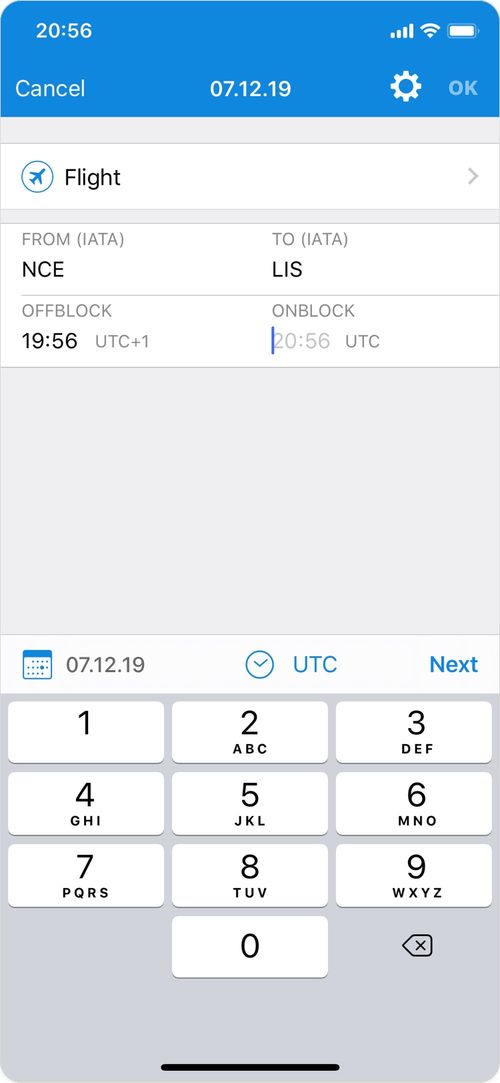 Pilot Logbook - OffBlock