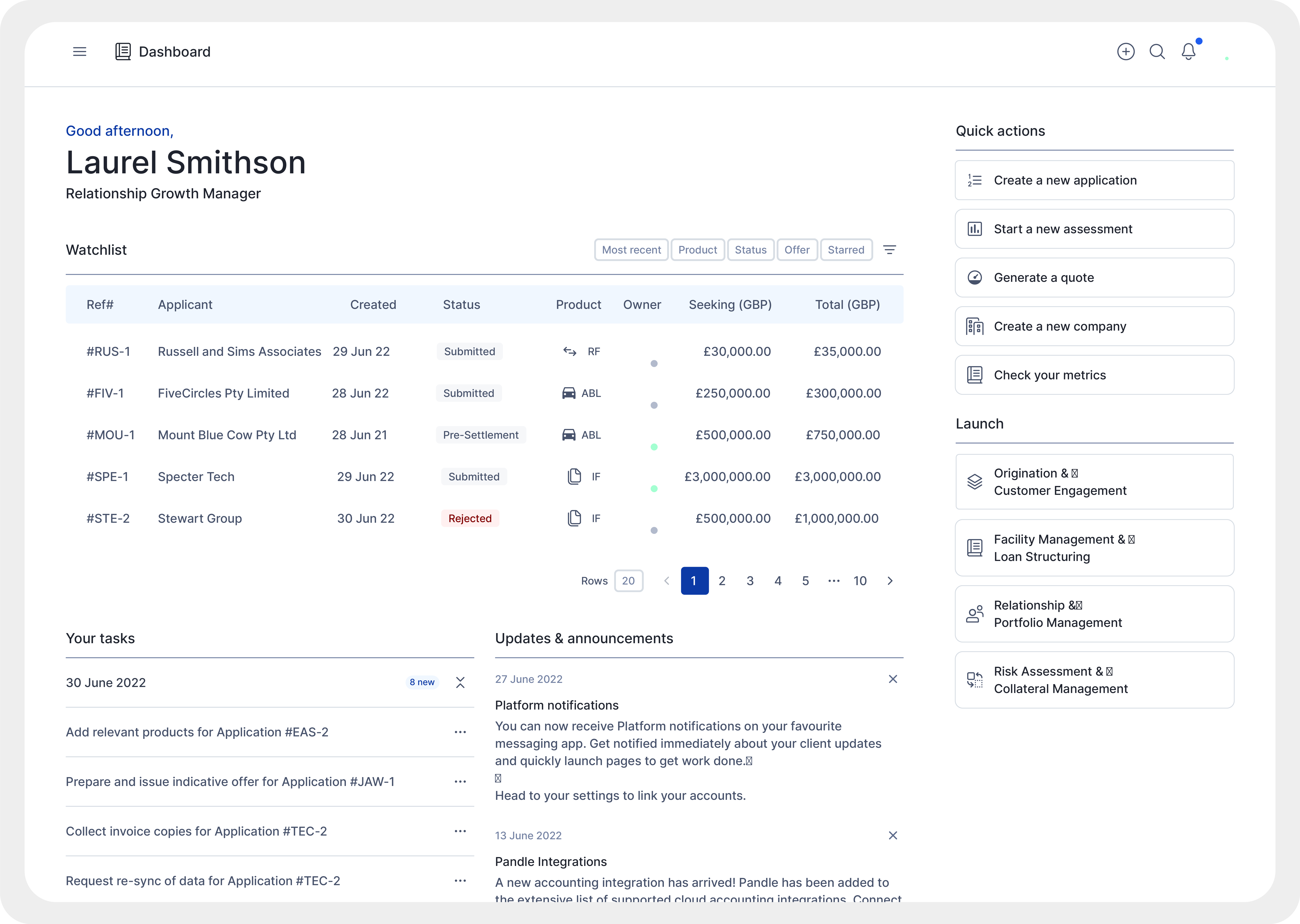 #1 lending-as-a-service for commercial banks | Trade Ledger