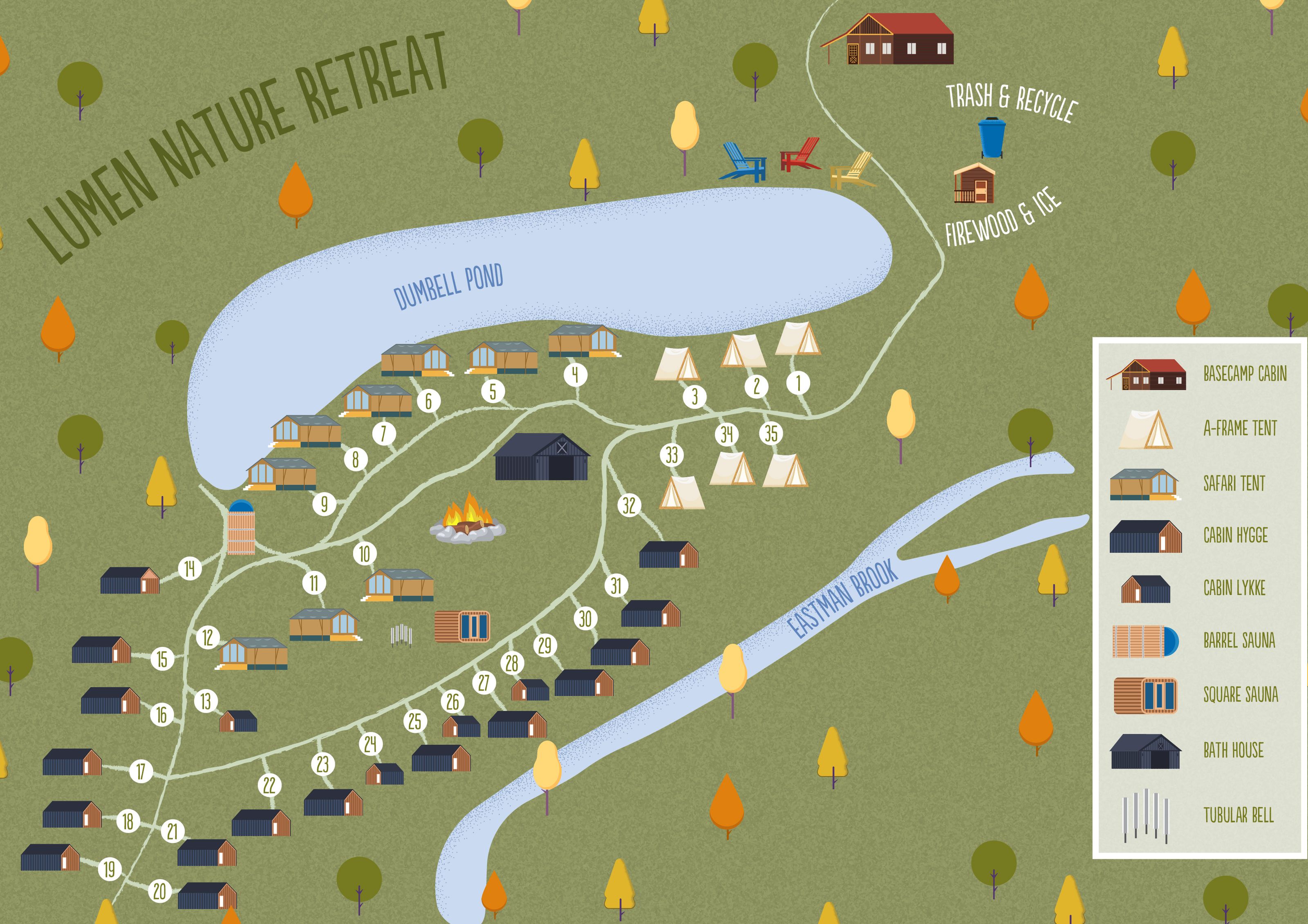 Lumen Nature Retreat | Luxury Glamping & Nordic Cabins in White Mountains