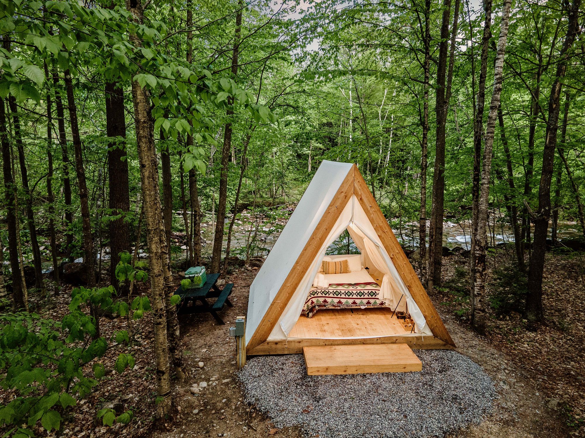 Lumen Nature Retreat | A-frame Tents