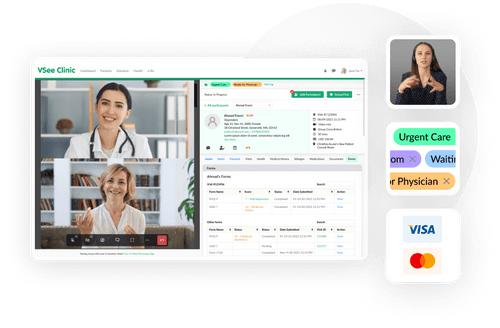 Essentials Telehealth Productivity Features | VSee
