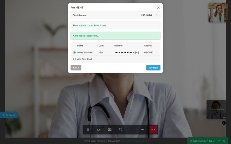 Essentials Telehealth Productivity Features | VSee