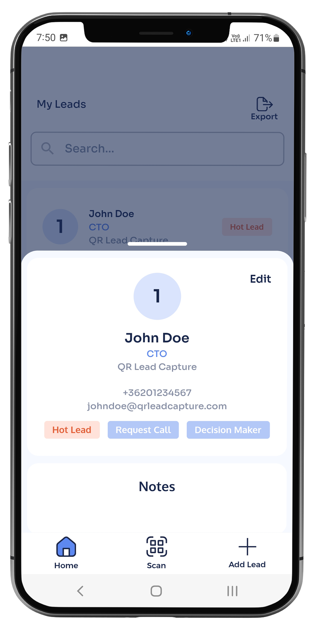 QR Lead Capture - Event lead capture app