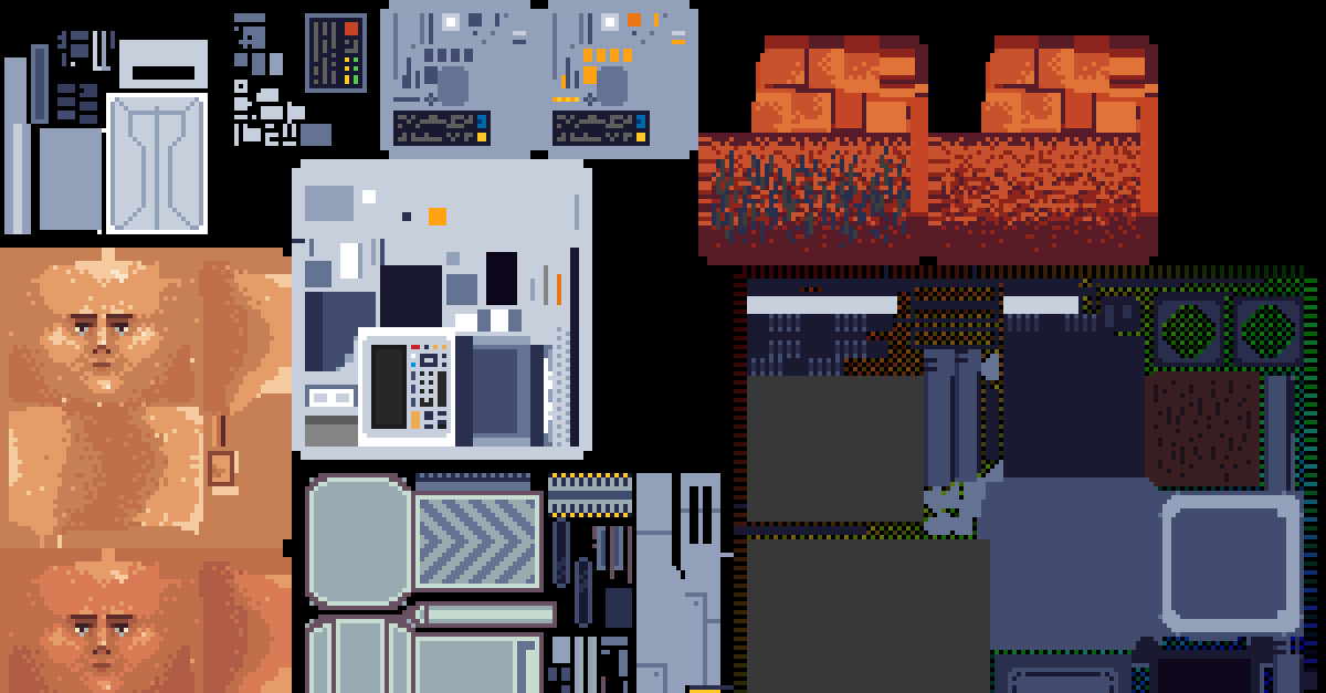 Texture Atlasing in Red Dust