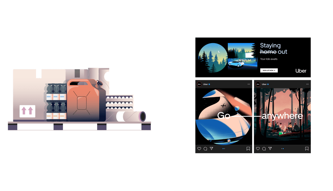 Uber. Illustration Library — Analogue