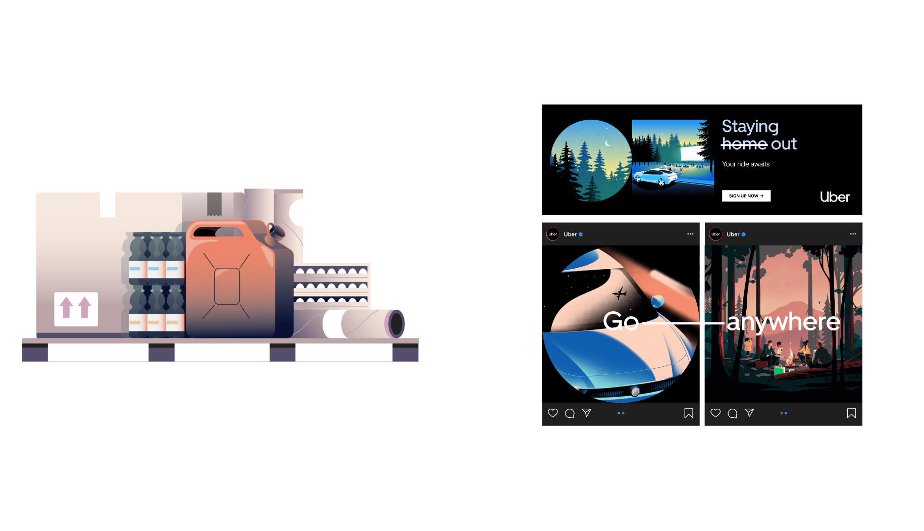 Uber. Illustration Library — Analogue