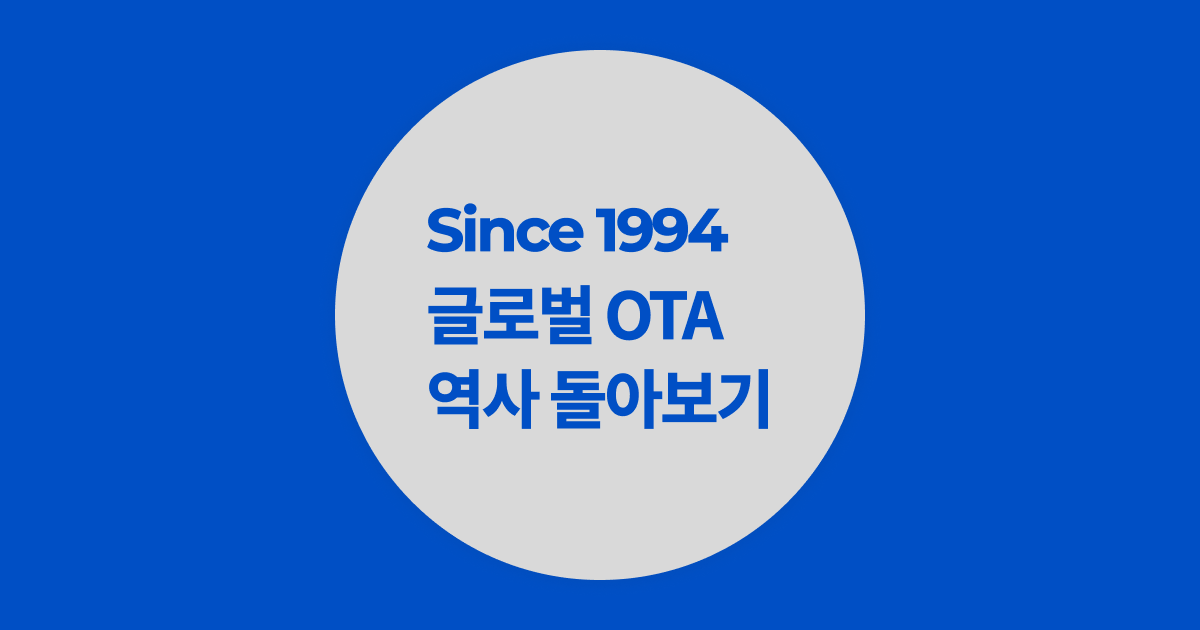 SINCE 1994, 글로벌 OTA 역사 돌아보기
