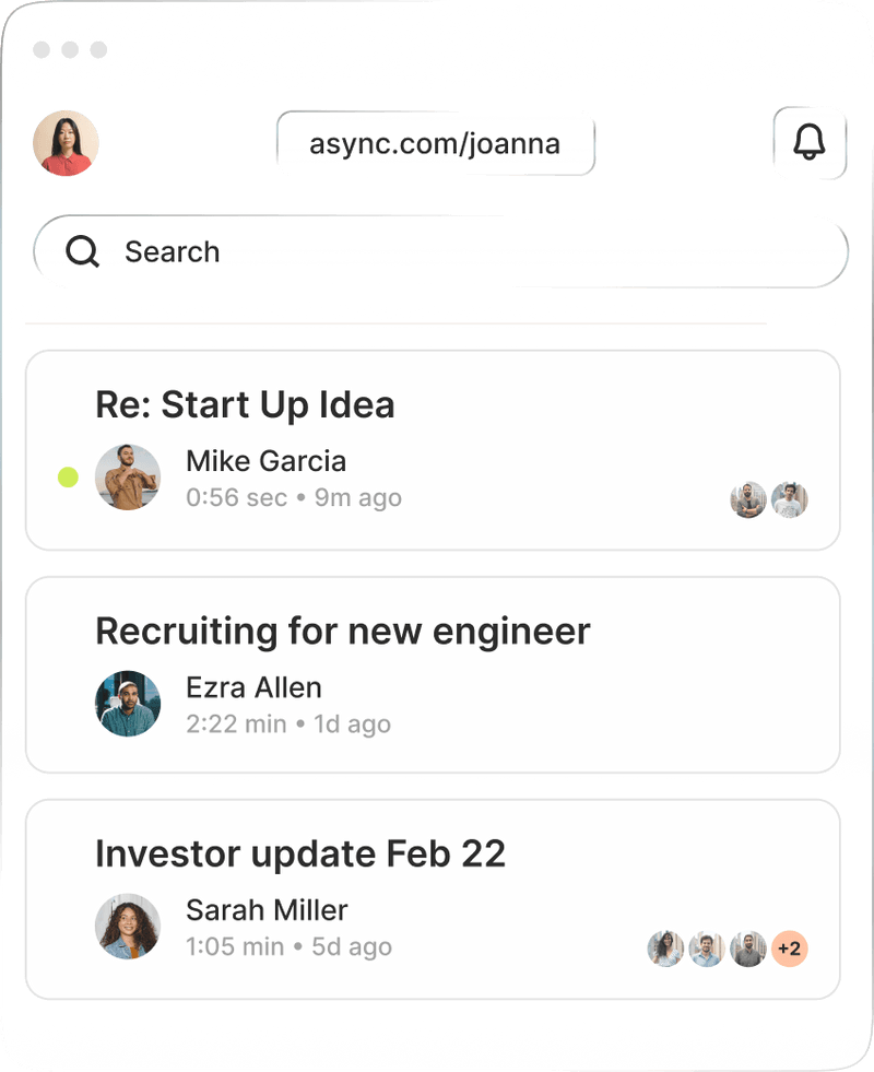 Async - Voice Messages for Work