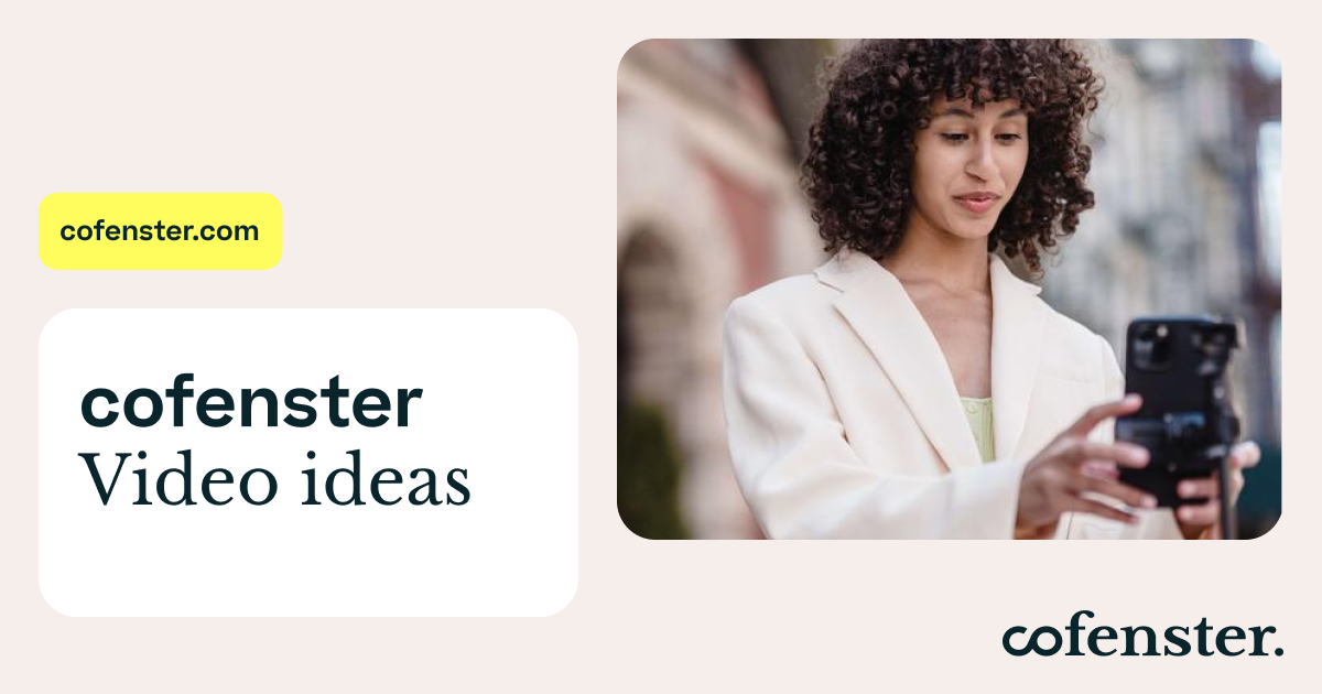 Video ideas for your communication goals – Start your next video in minutes