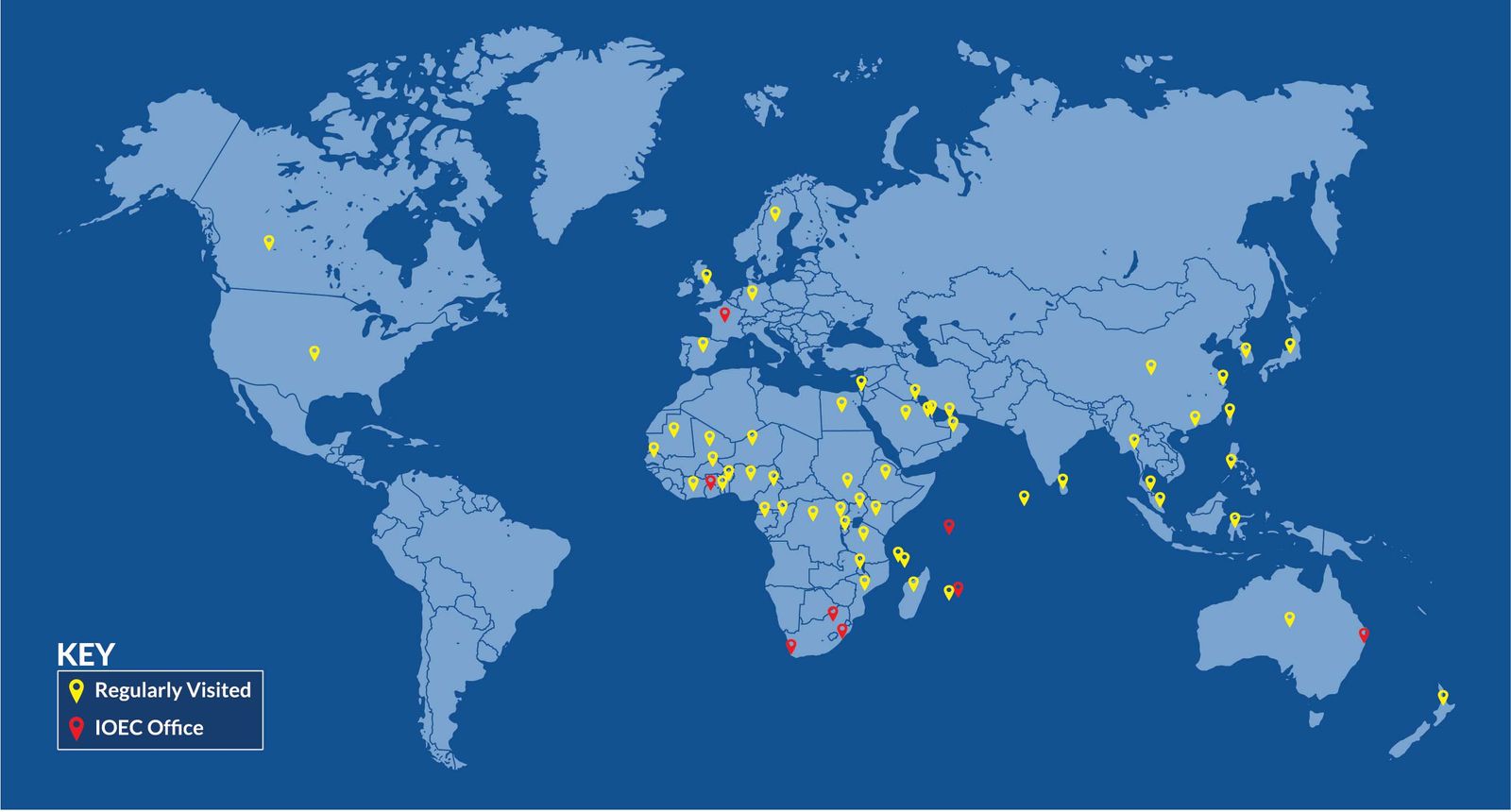 IOEC's Regions & Global Footprint
