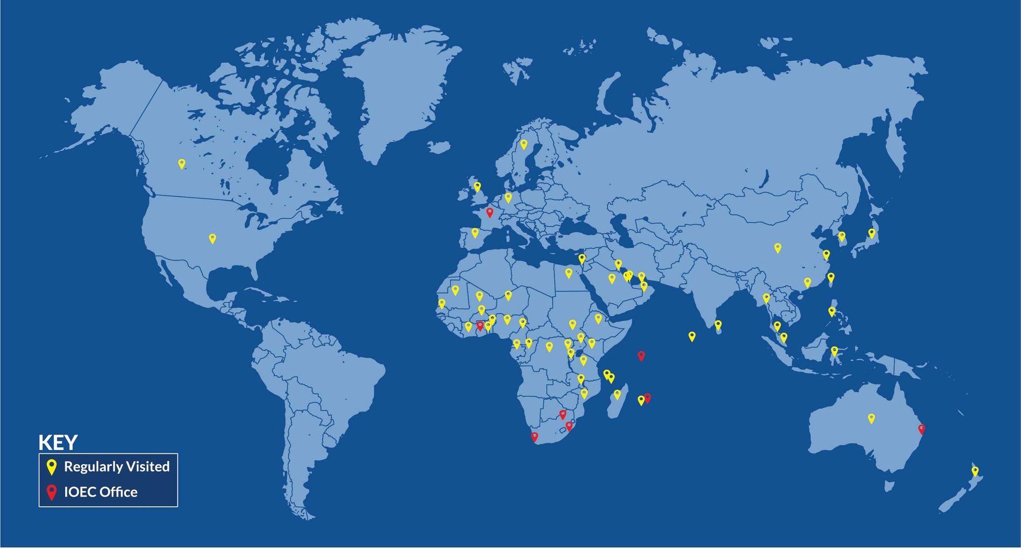 IOEC's Regions & Global Footprint