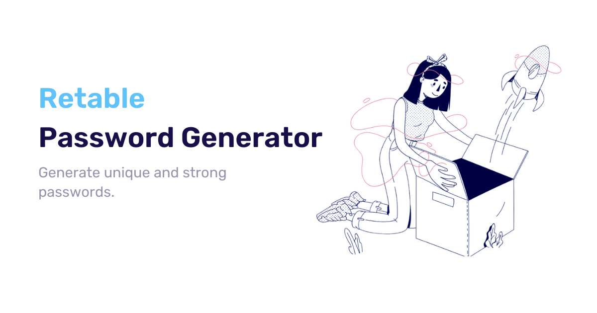 Retable Password Generator | Safe & Strong Passwords