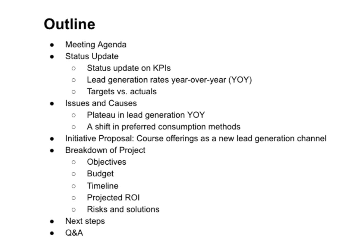 10 top tips for board of directors presentations