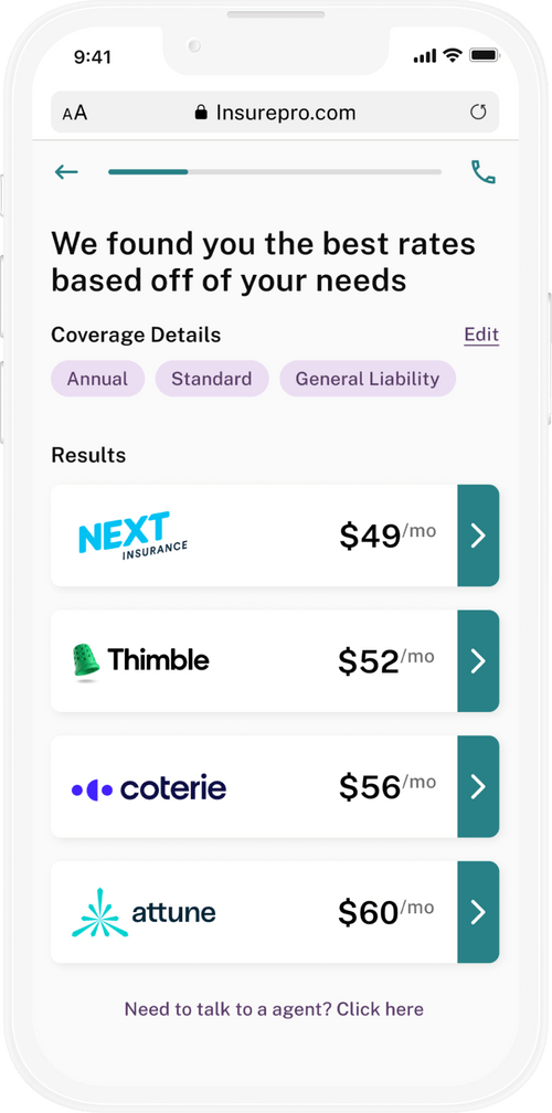 Buy Personalized Business Insurance Online | InsurePro