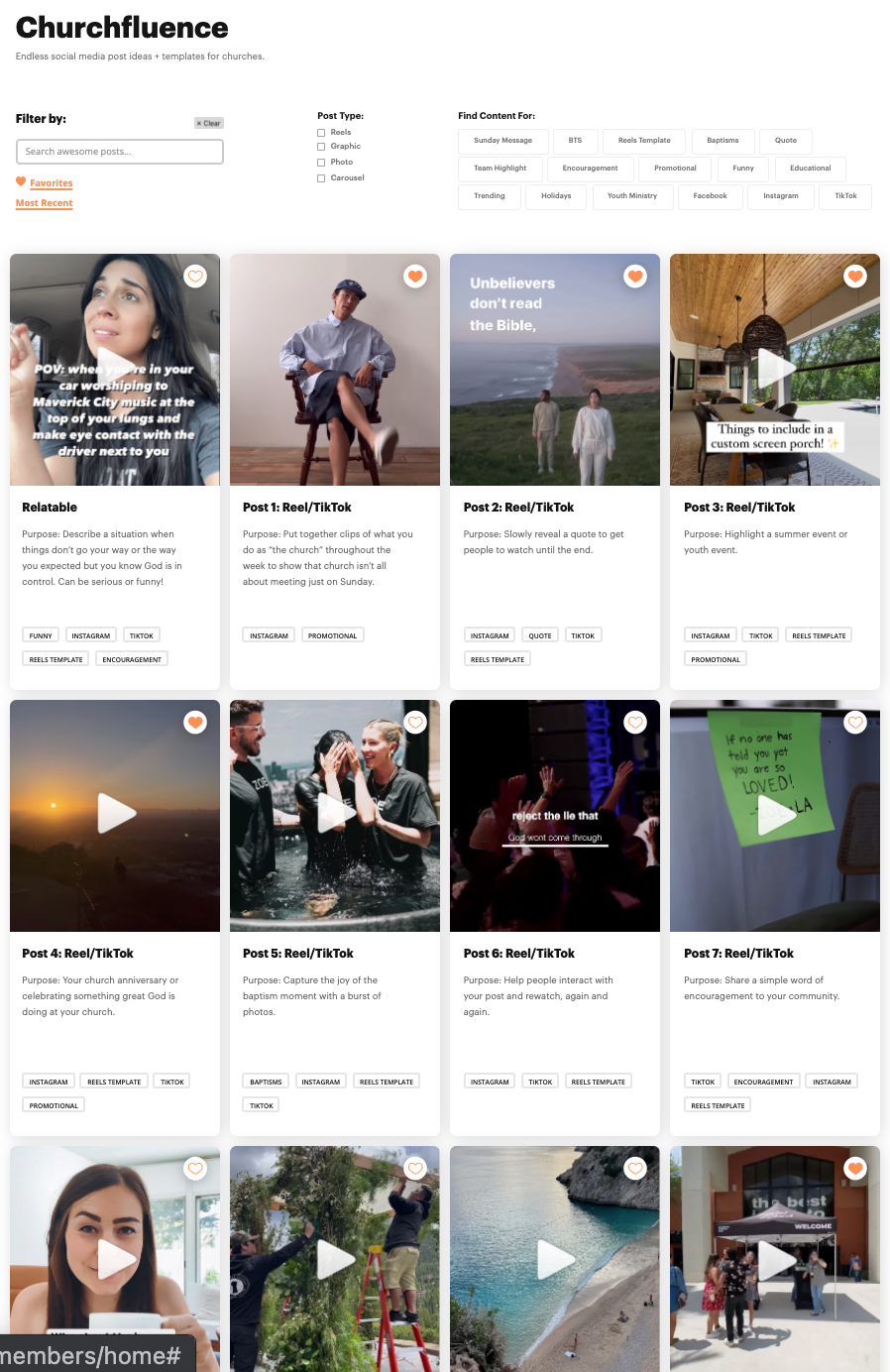 Churchfluence — Social Media Post Ideas and Strategy for Your Church