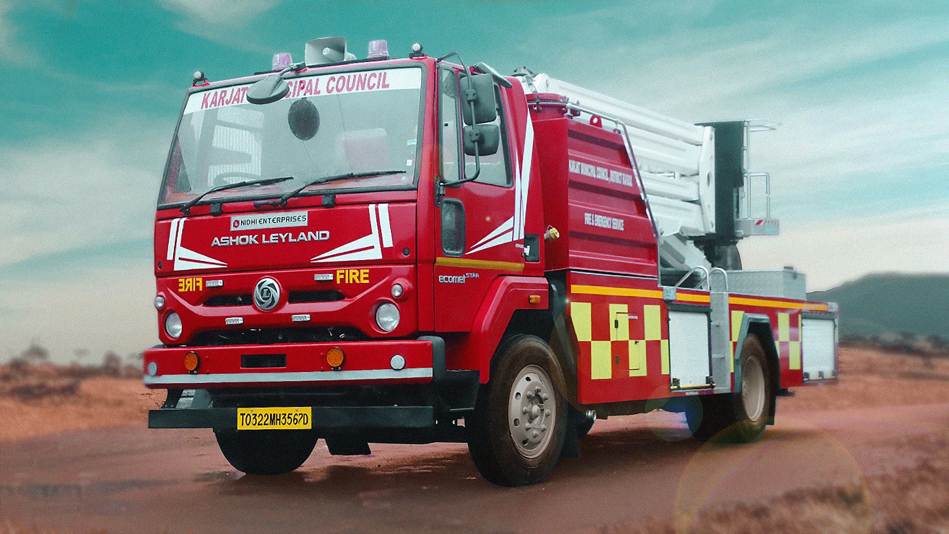 Multipurpose Fire Fighting & Hydraulic Access Platform | Fire Fighting ...