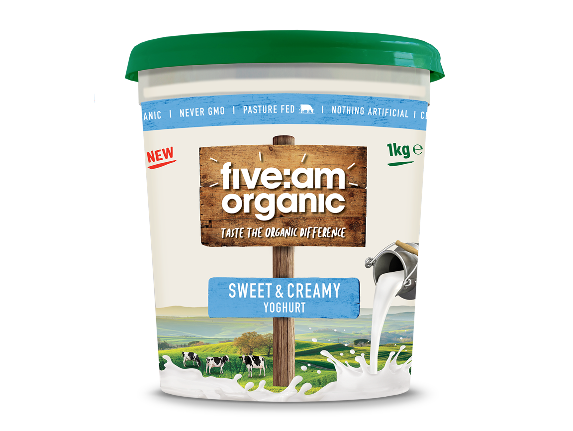 five:am Organic Yoghurt – The grass is greener on the five:am organic side