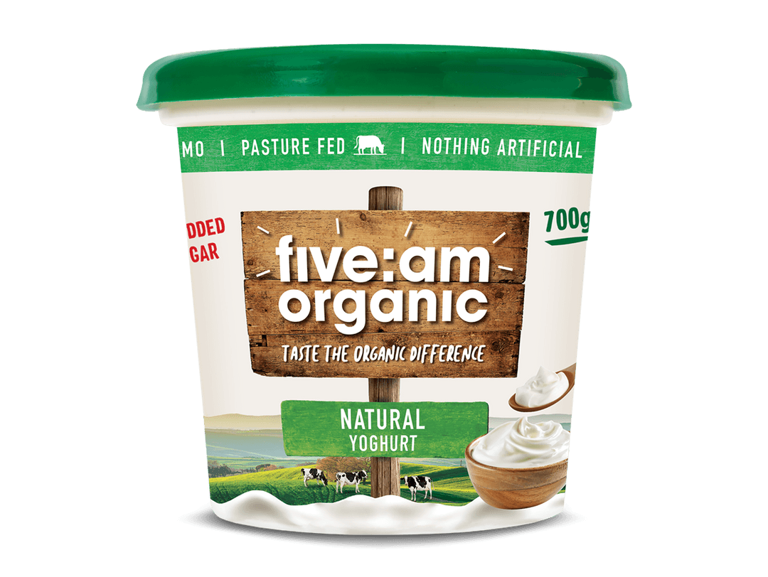 five:am Organic Yoghurt – The grass is greener on the five:am organic side