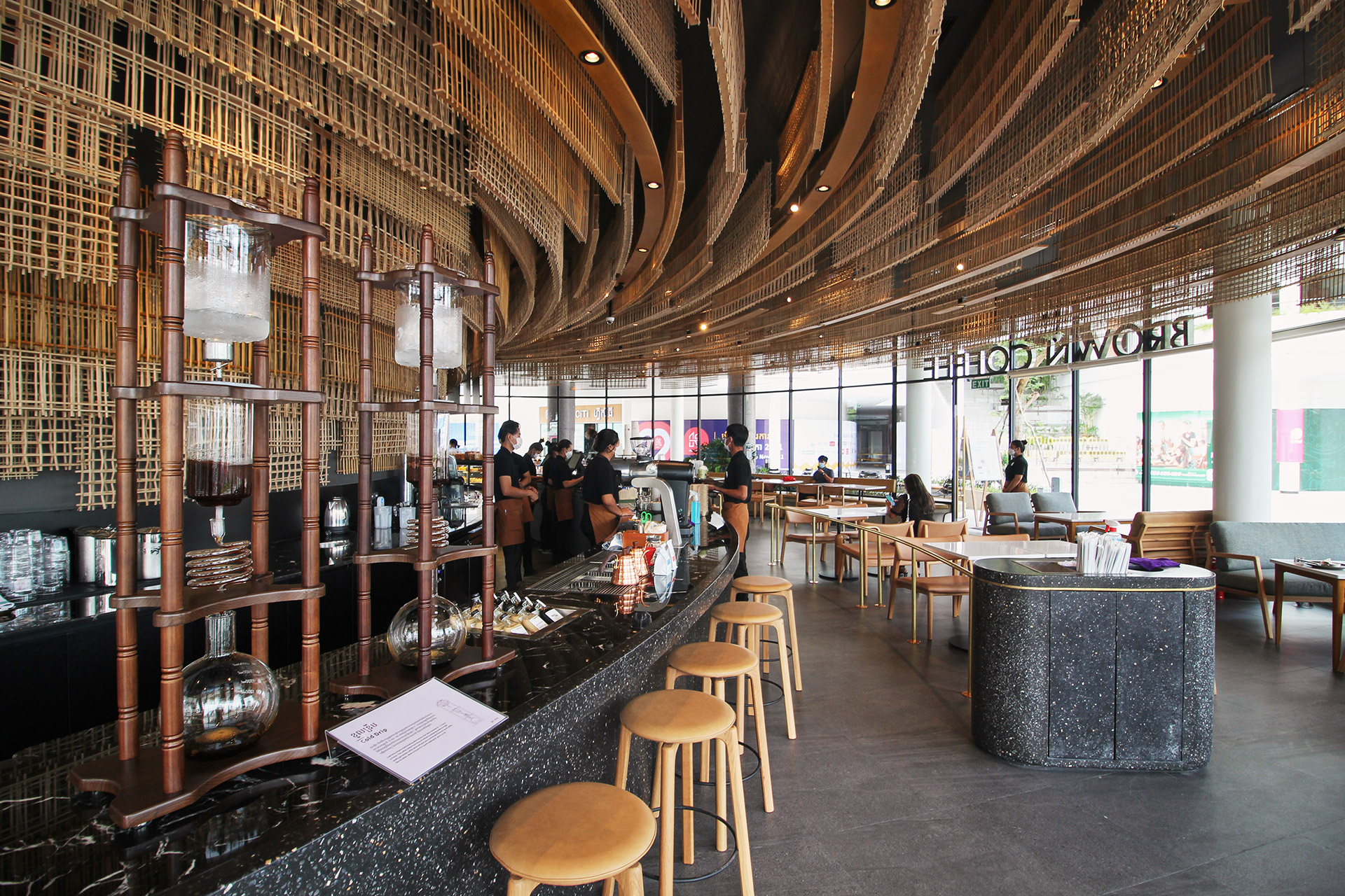 Brown Coffee KMall - TDB Projects - Fit-out and Construction in Cambodia