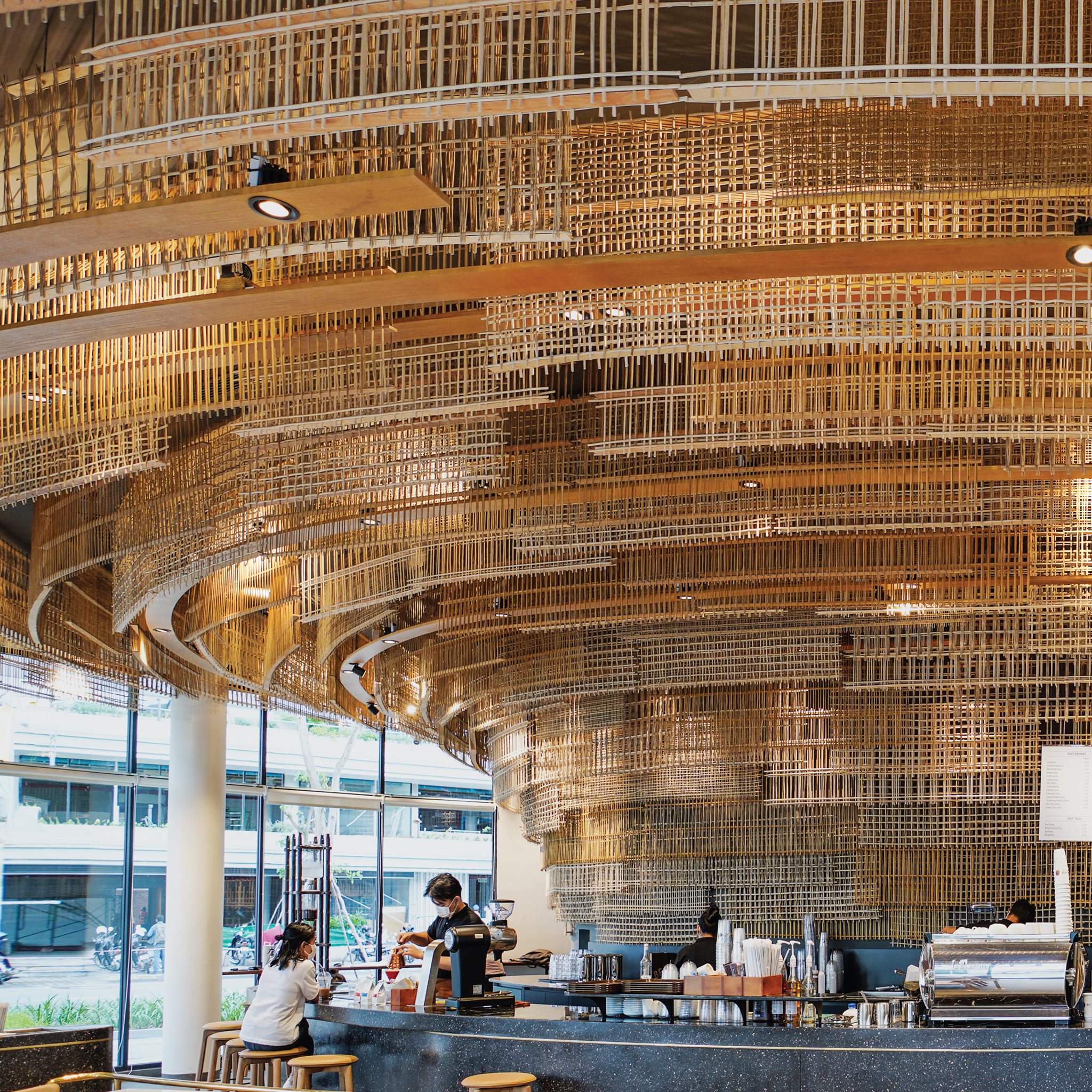 Brown Coffee KMall - TDB Projects - Fit-out and Construction in Cambodia