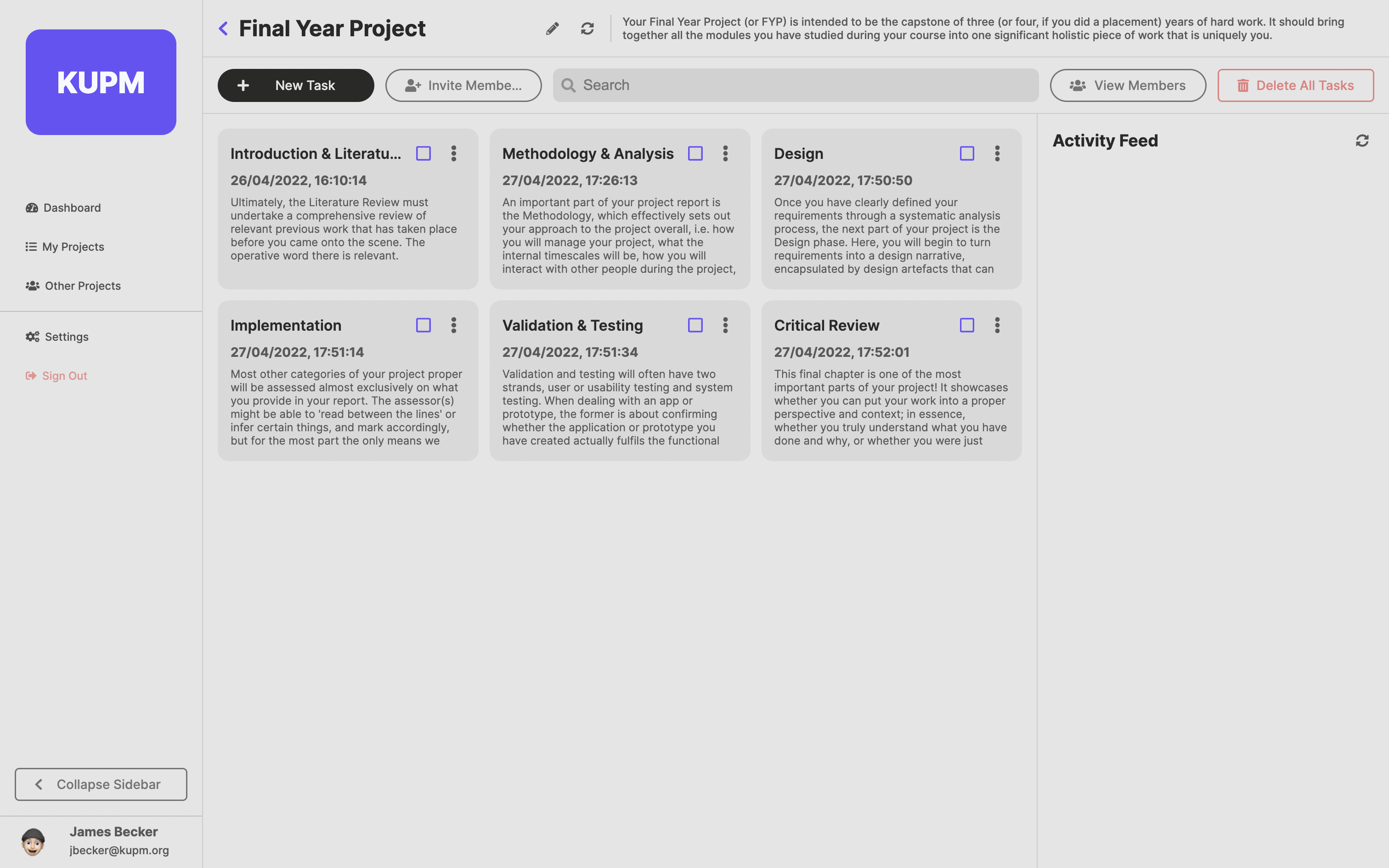 GitHub - jameskbecker/ku-project-manager: An open-source CRUD web ...