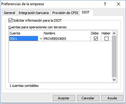 DIOT: ¿cómo sacarla en Contabilidad Electrónica Microsip?