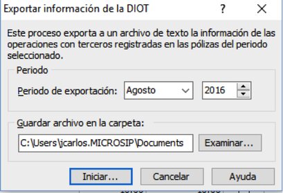 DIOT: ¿cómo sacarla en Contabilidad Electrónica Microsip?