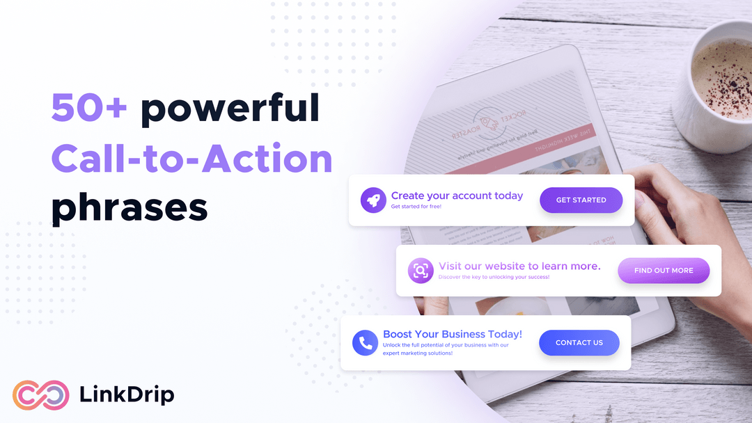 50+ Powerful Call to Action Phrases to Help Boost Your Conversions ...