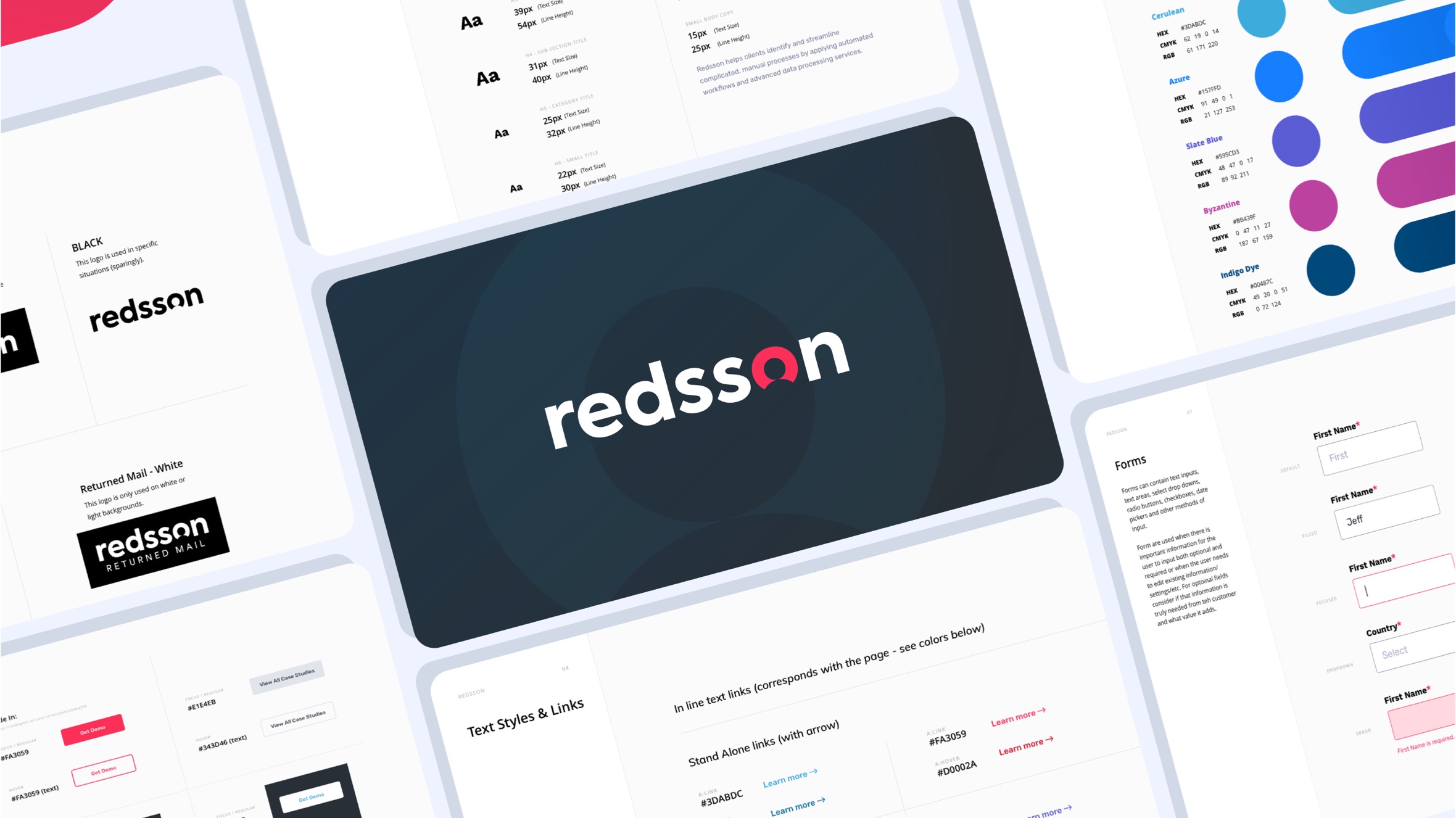 Redsson Rebrand - Greg Pammer Portfolio