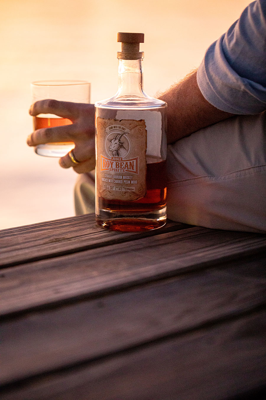 Scenic 98 Coastal - Drink with the Goat! Judge Roy Bean Bourbon