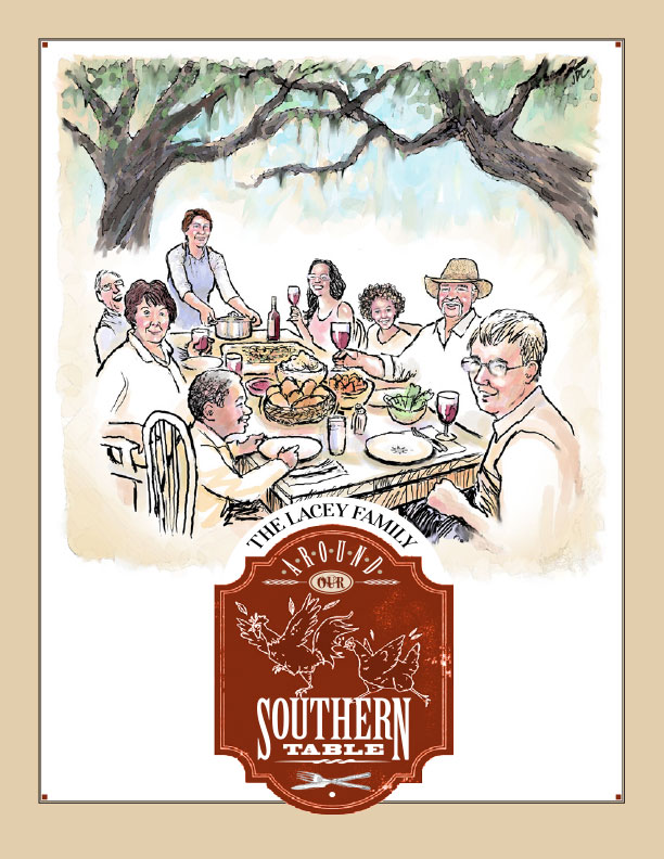 Scenic 98 Coastal - Around Our Southern Table by Theresa Jensen Lacey