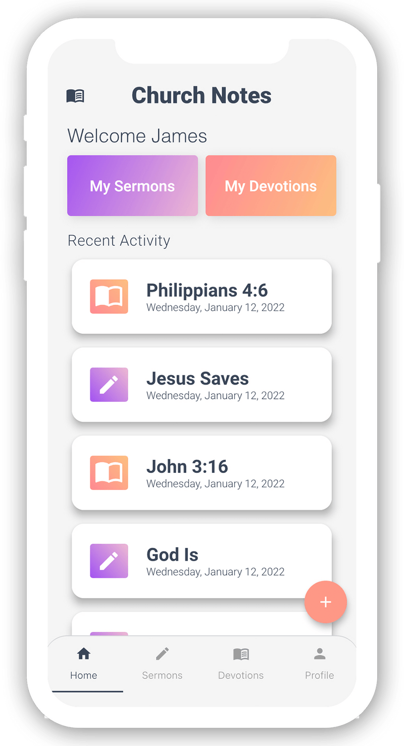 Church Notes - Bible Note-Taking App