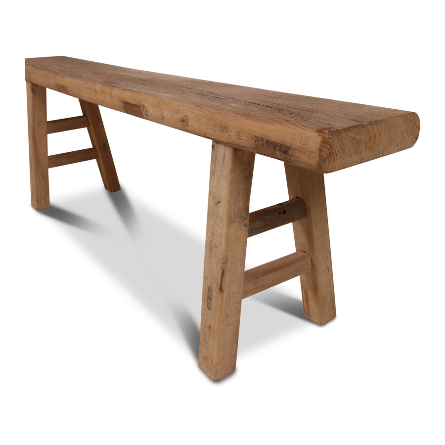 Houten bankje - Wonen met Idee