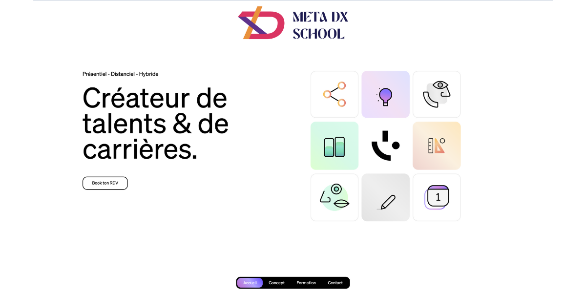 Meta Dx School - Site en maintenance