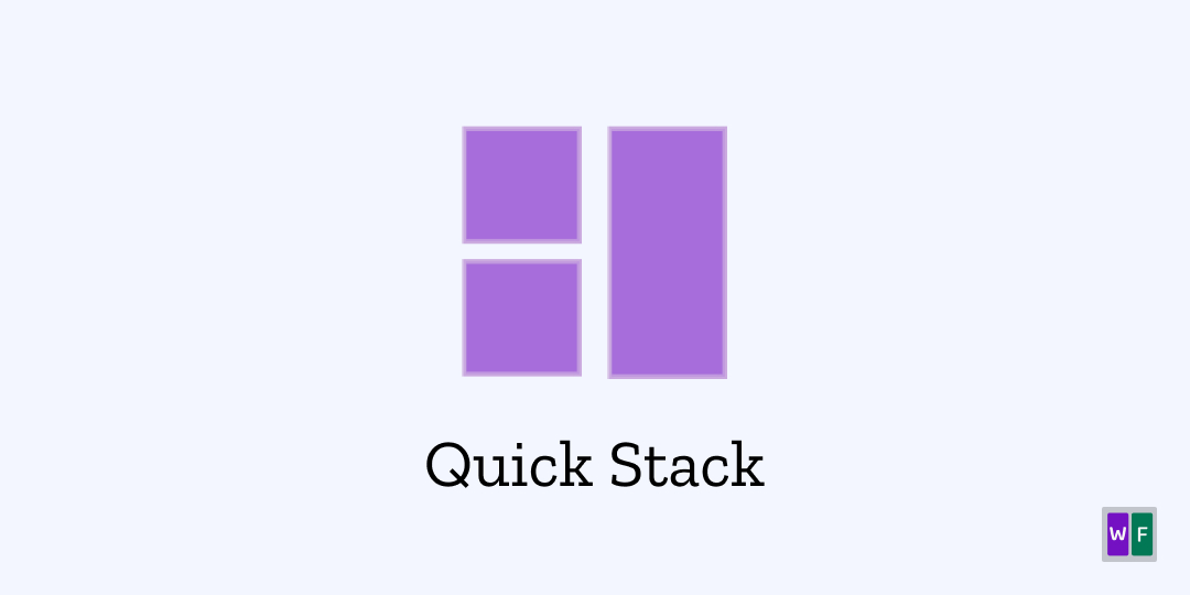 Webflow Facile | Gli elementi in Webflow: Quick Stack