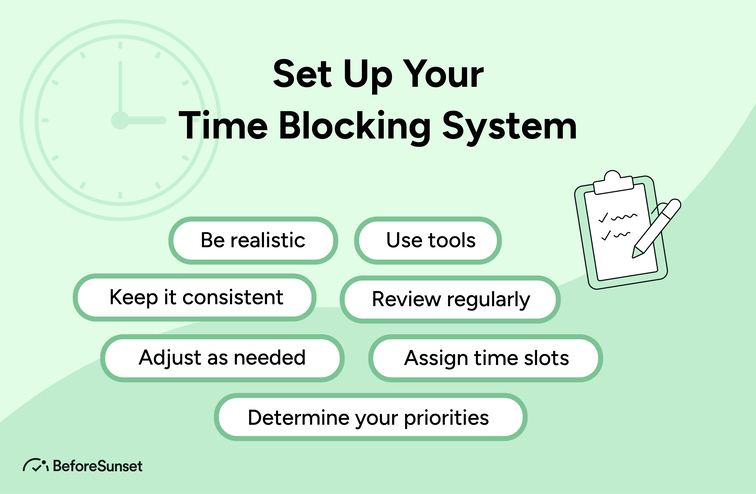 Time Blocking Templates: Free Printable Time Block Planner
