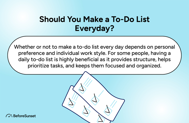 How To Make A Daily To Do List