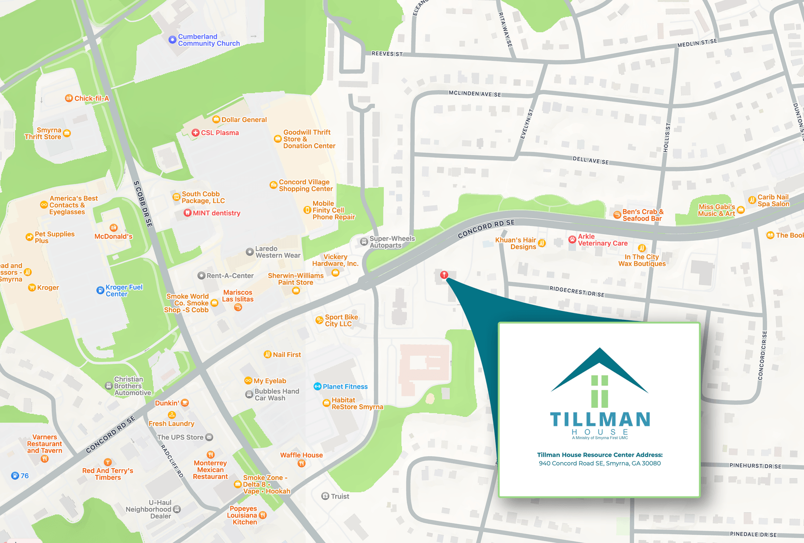 Tillman House: A Ministry of Smyrna First UMC