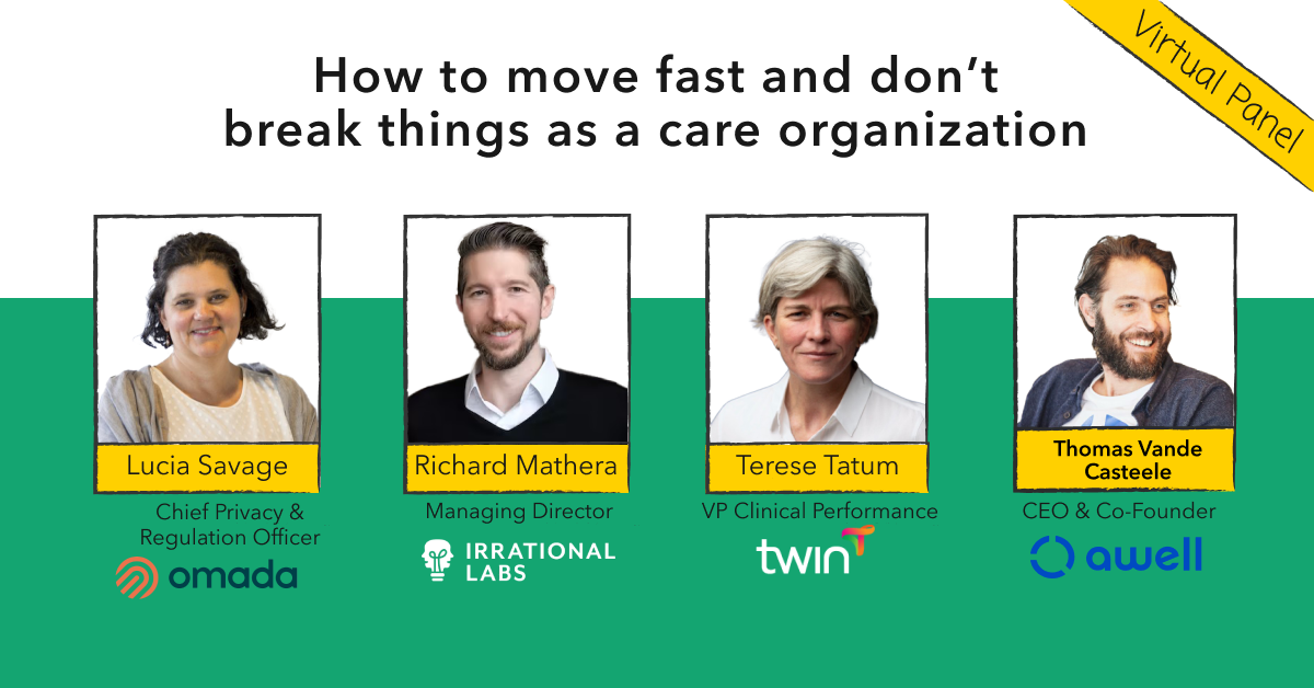 How to move fast and don't break things as a care organization