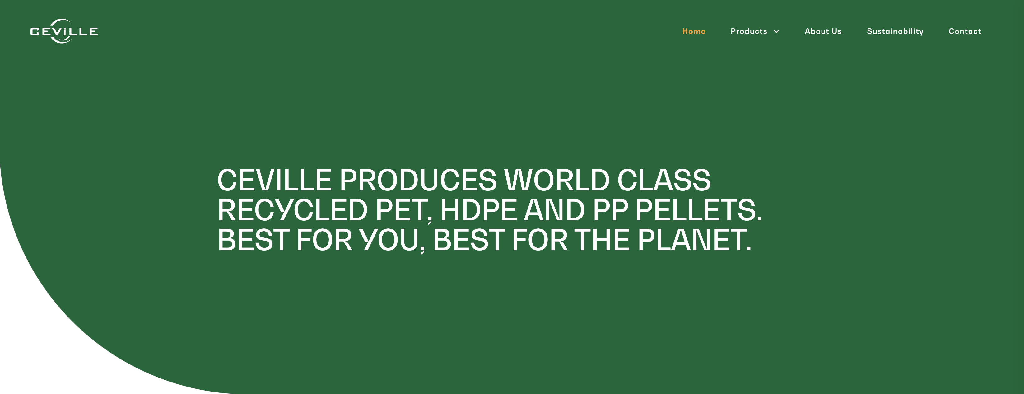 Ceville Materials: 100% PCR Plastic Resin Manufacturer