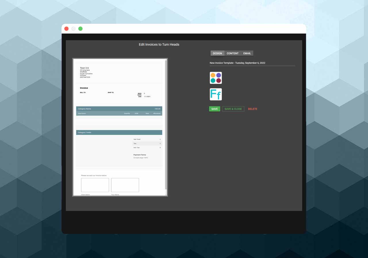 CountBricks - Invoices