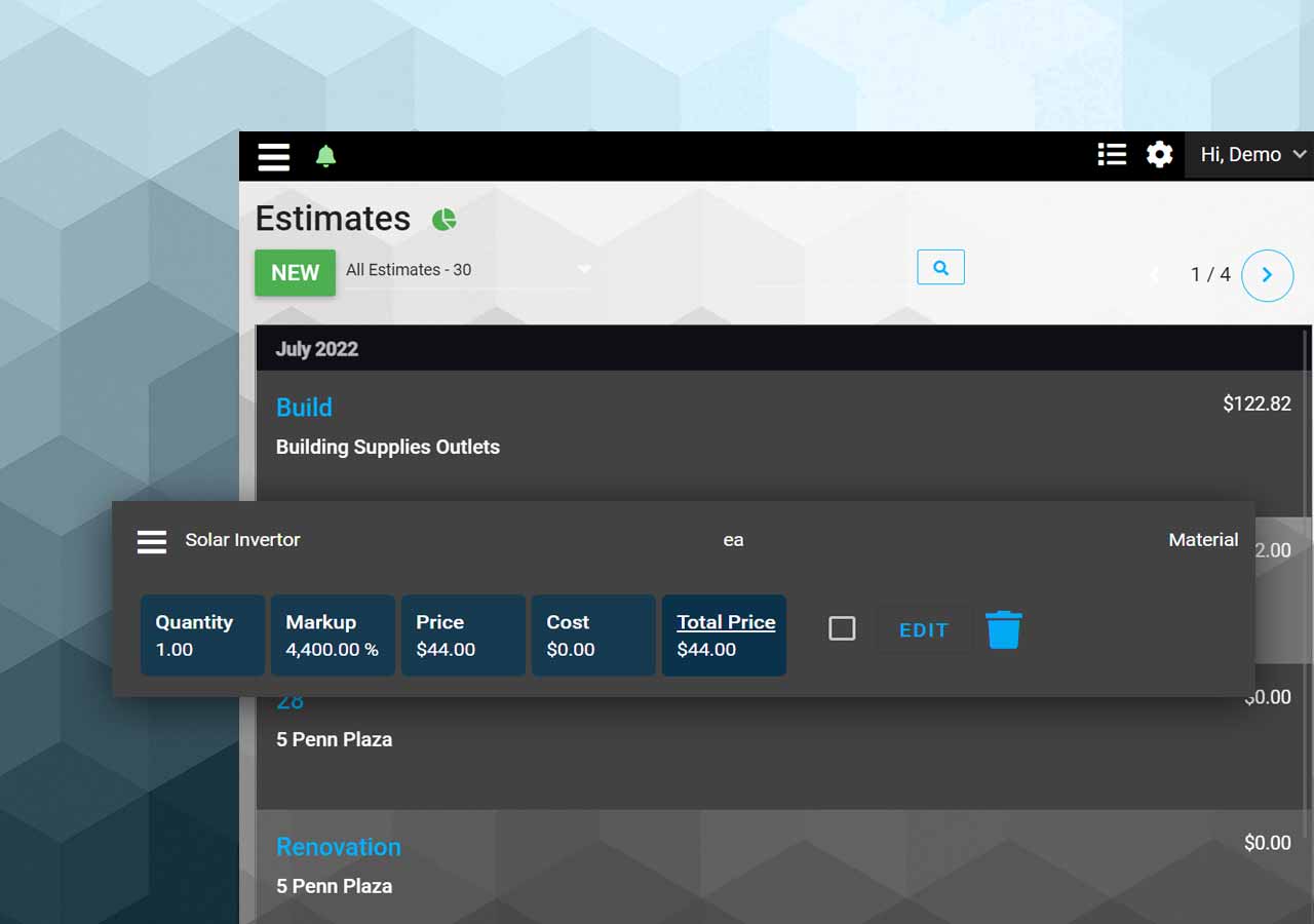 CountBricks - AI Estimates